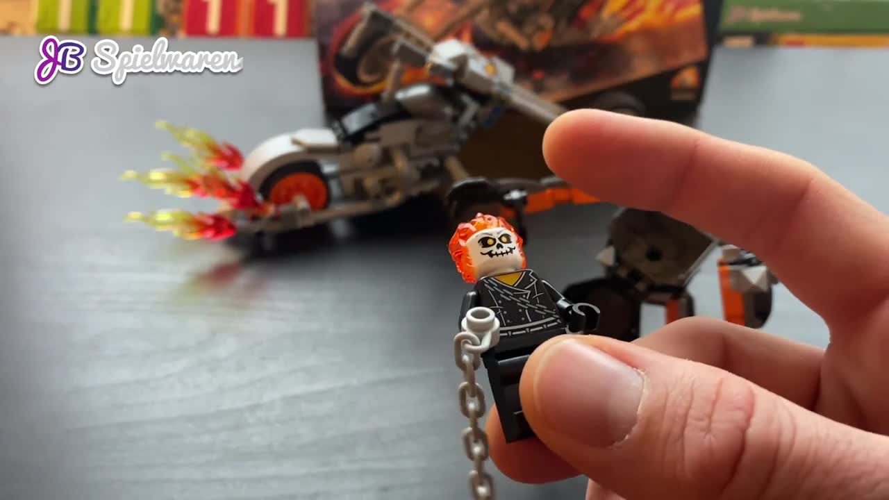 First look at LEGO Marvel 76245 Ghost Rider Mech & Bike