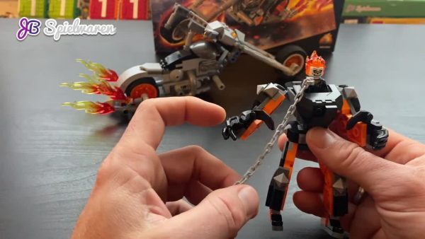 First look at LEGO Marvel 76245 Ghost Rider Mech & Bike