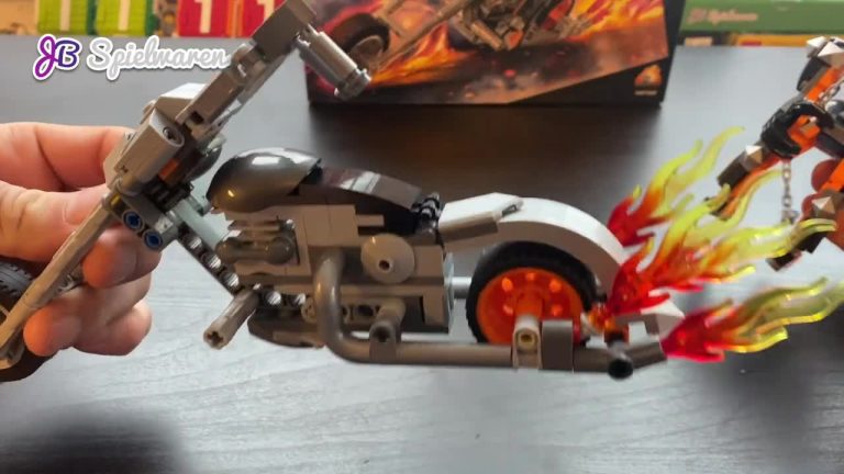 First look at LEGO Marvel 76245 Ghost Rider Mech & Bike