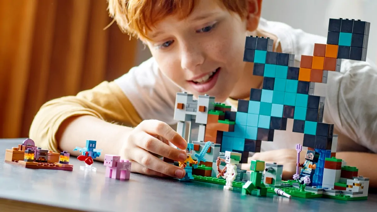 Lego Minecraft Squid