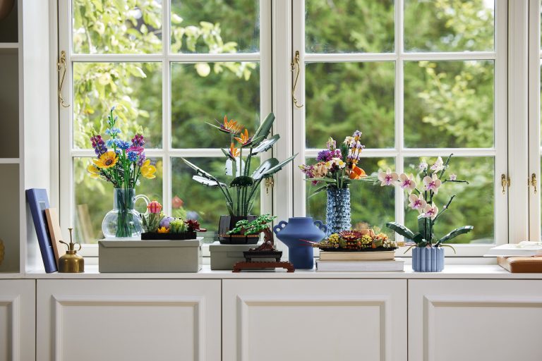 See every LEGO Botanical Collection set lined up together