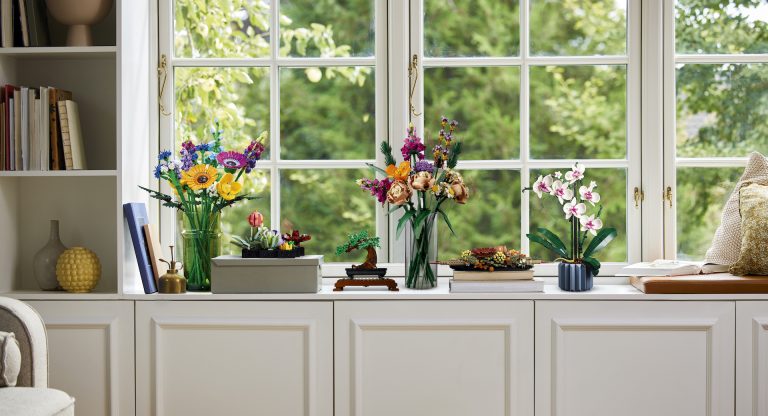 See every LEGO Botanical Collection set lined up together