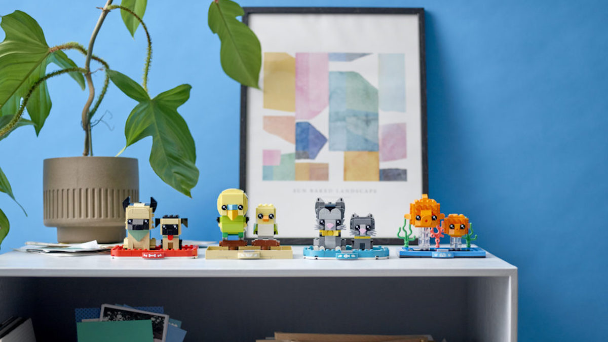 LEGO BrickHeadz Pets transform into brick-built minis of beloved pets ...