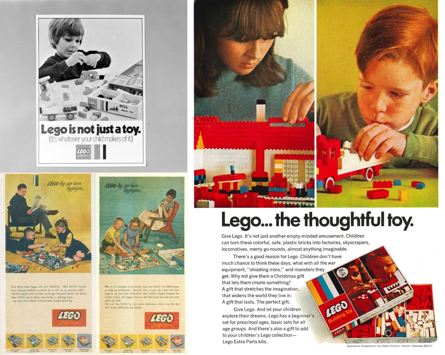 Travel 65 years down LEGO memory lane through old-school ads