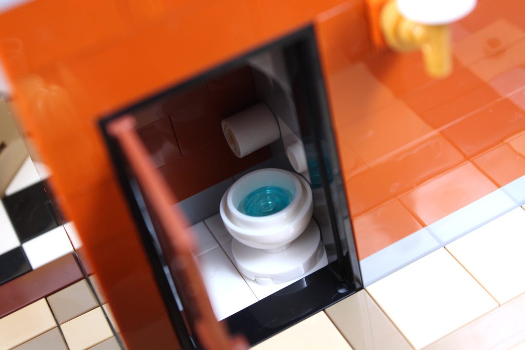 LEGO takes brick-built toilets from one extreme to another