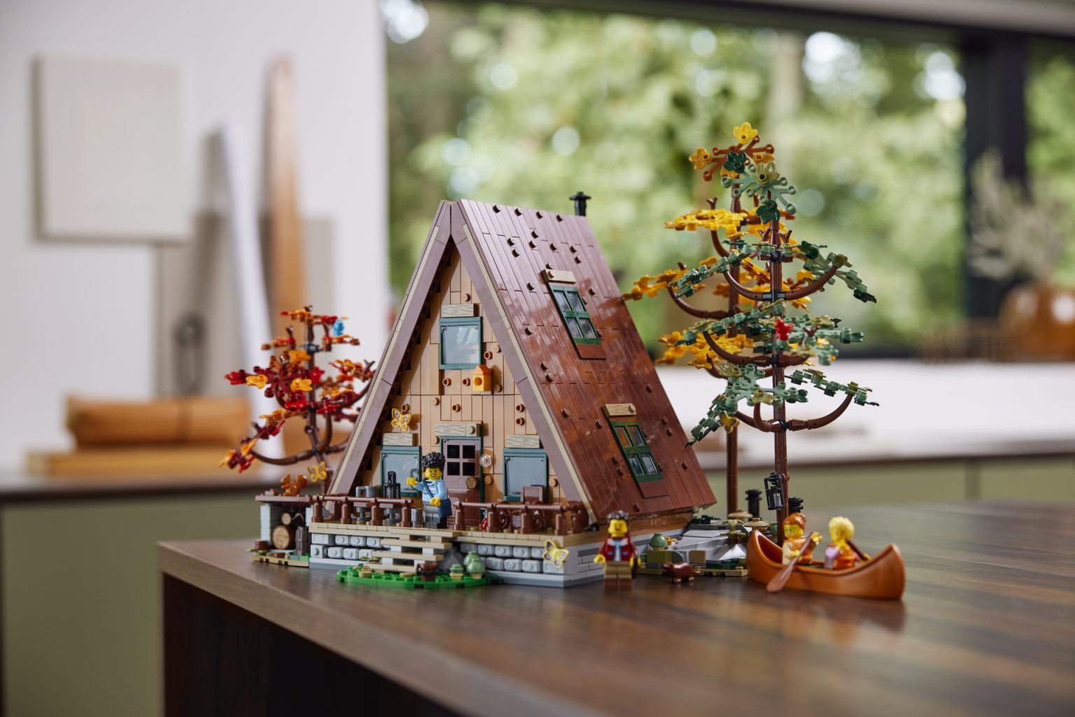 LEGO Ideas 21338 A-Frame Cabin image tour and gallery