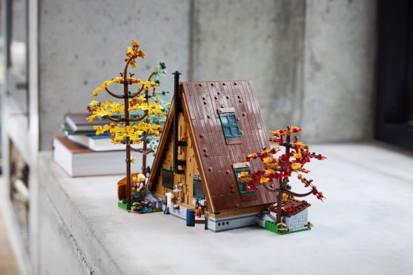 LEGO Ideas 21338 A-Frame Cabin easily integrates into cities