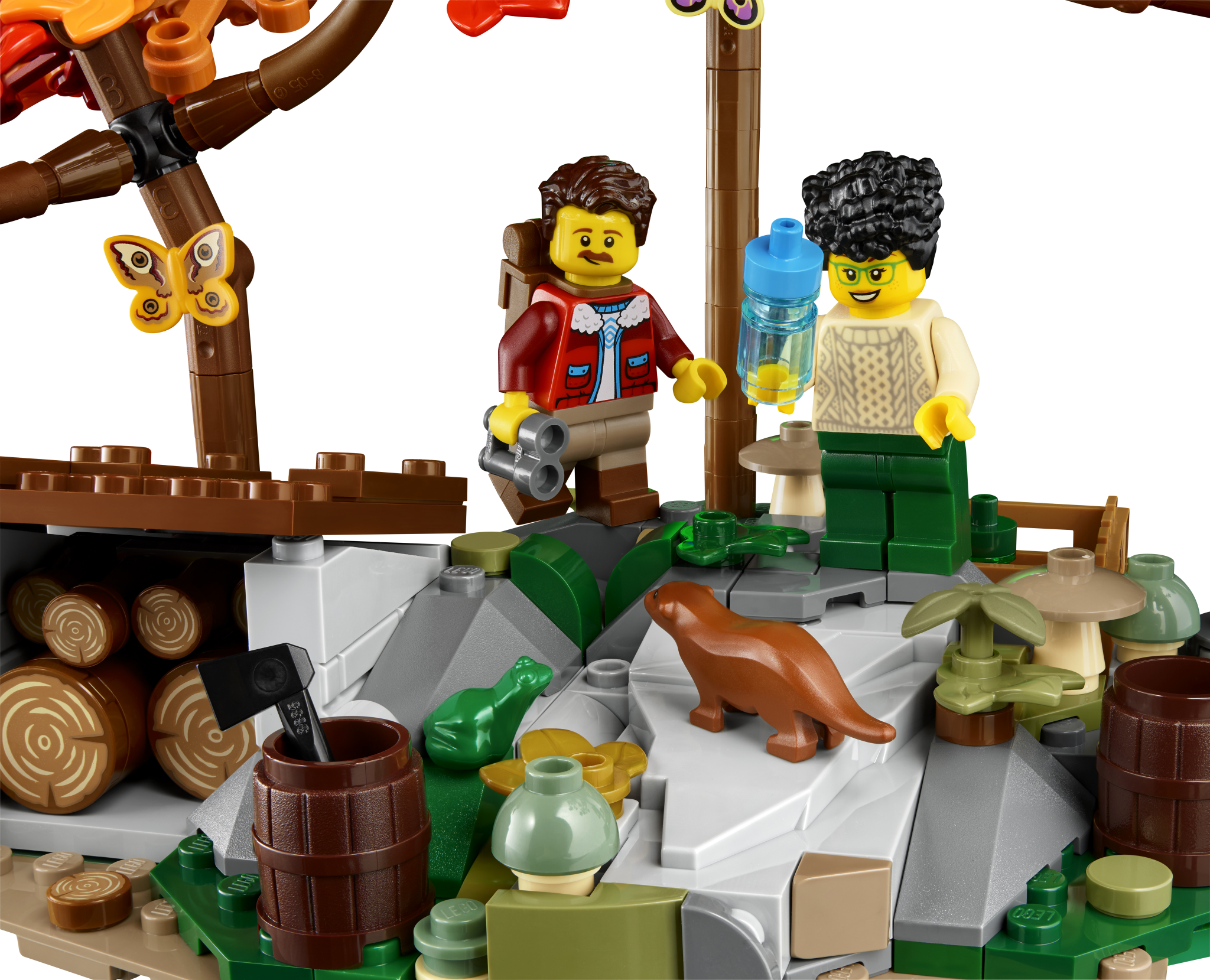 LEGO Ideas 21338 A-Frame Cabin offers clue about minifigures