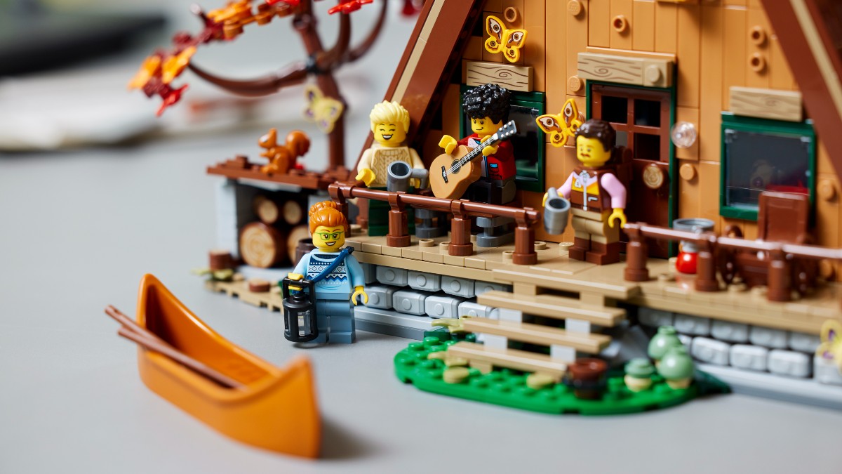 LEGO Ideas 21338 A-Frame Cabin offers clue about minifigures