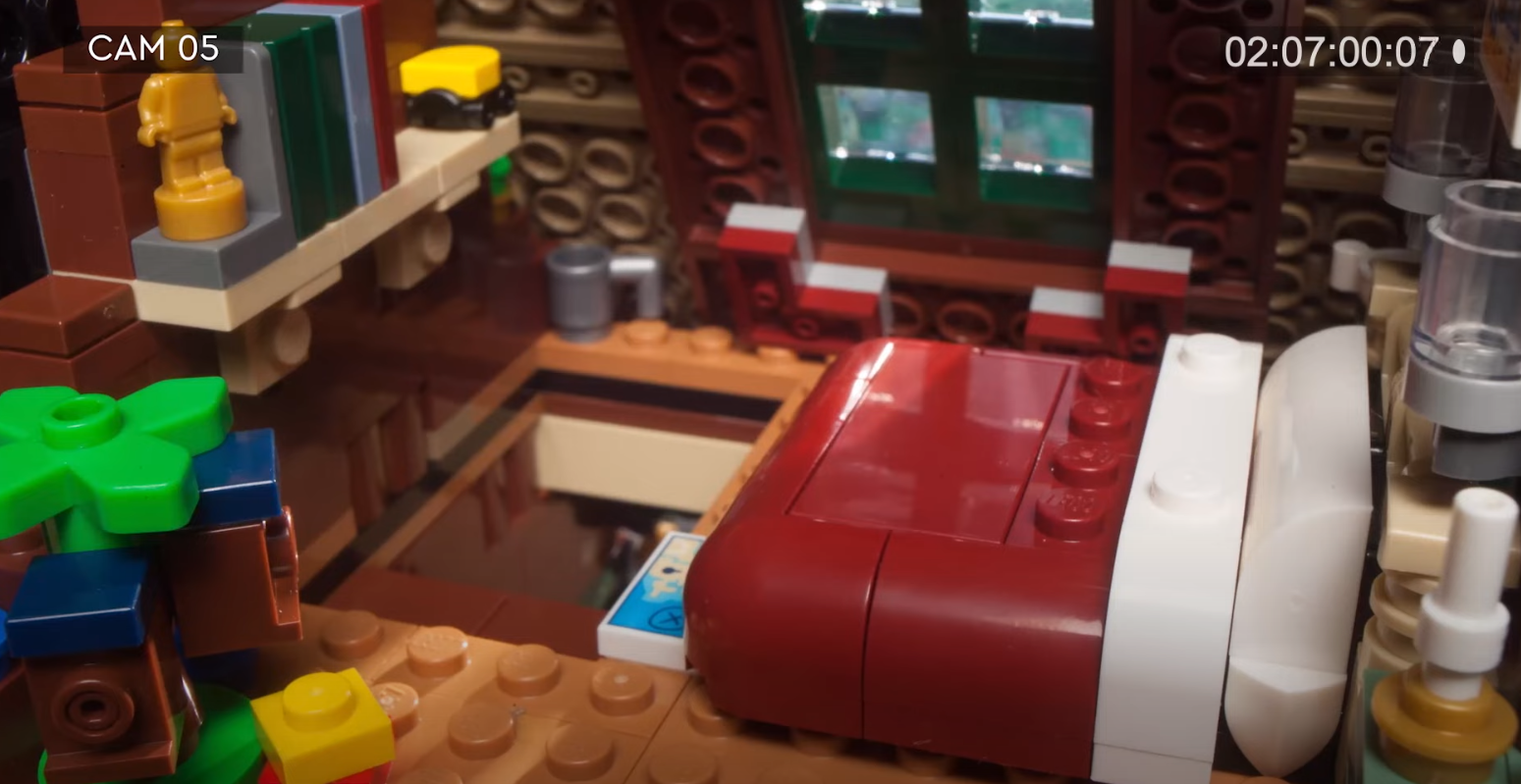 Relax with hours of LEGO Ideas 21338 A-Frame Cabin