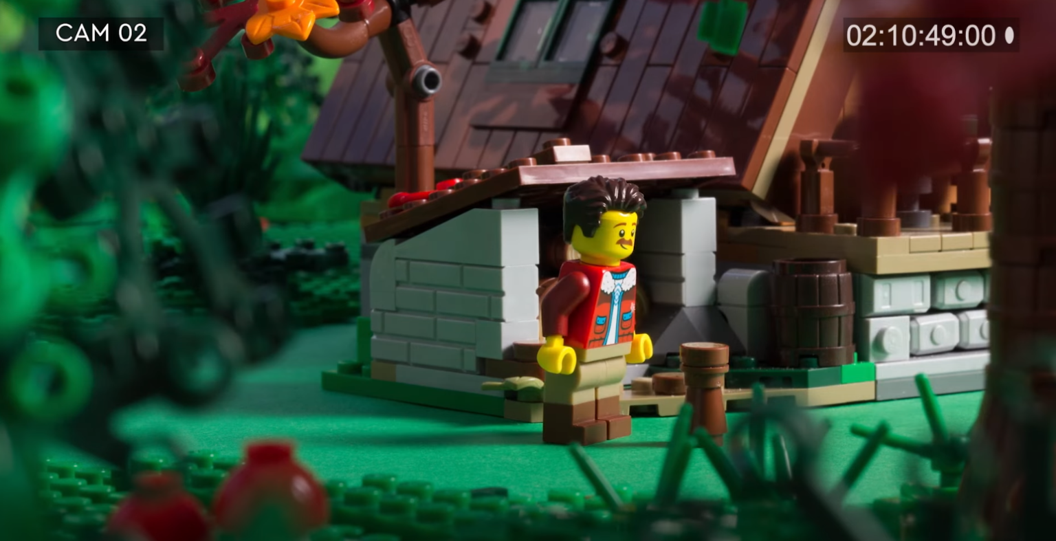 Relax with hours of LEGO Ideas 21338 A-Frame Cabin