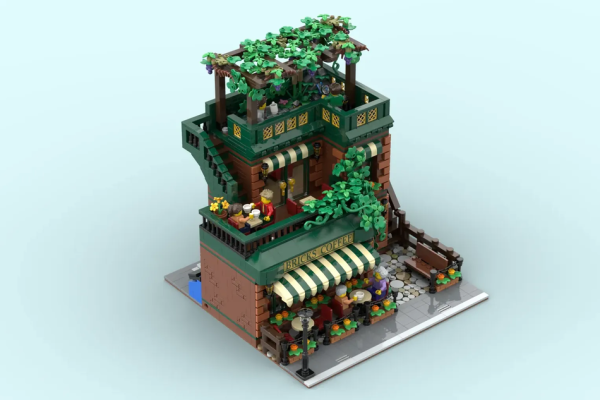 Brick-built LEGO Ideas coffee shop gains 10,000 supporters