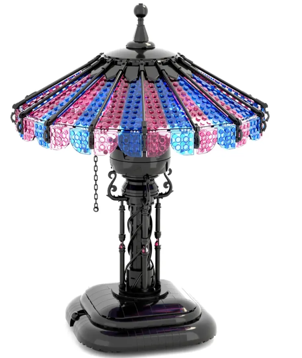 Working LED lamp shines on the first 2023 LEGO Ideas review