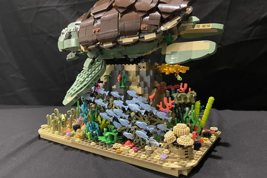 Two LEGO Ideas turtle projects are now in review rounds