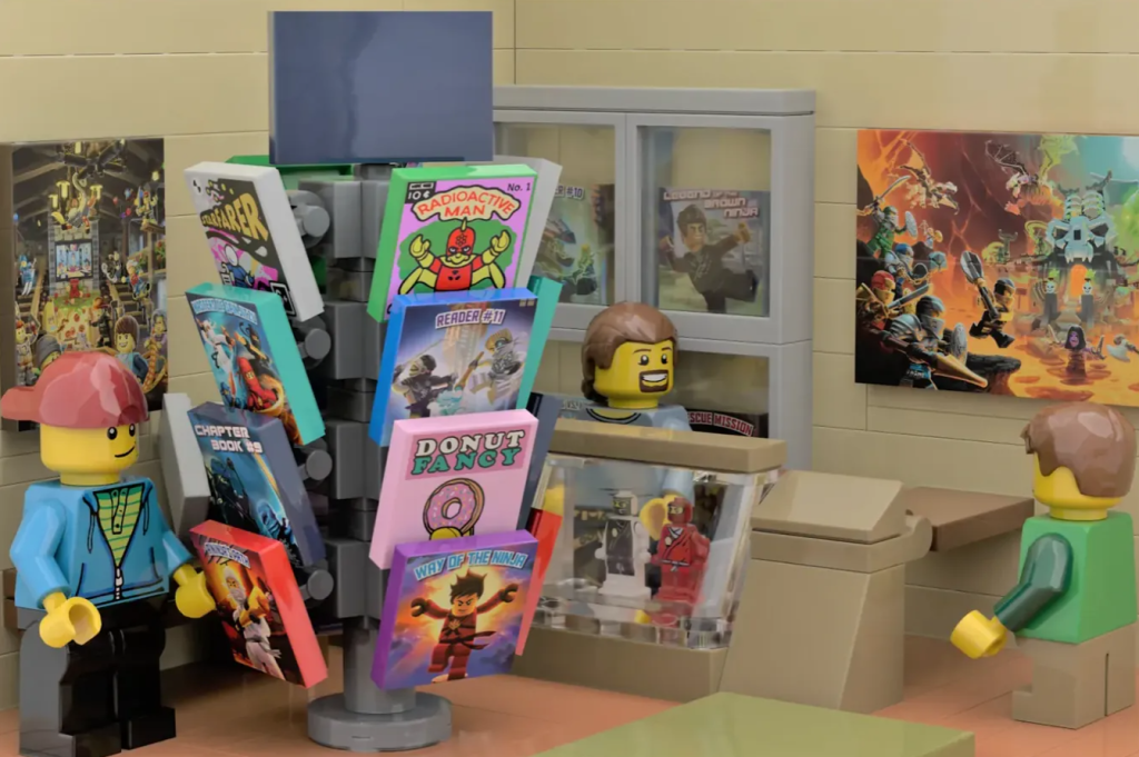 Candy and comics join first 2023 LEGO Ideas review