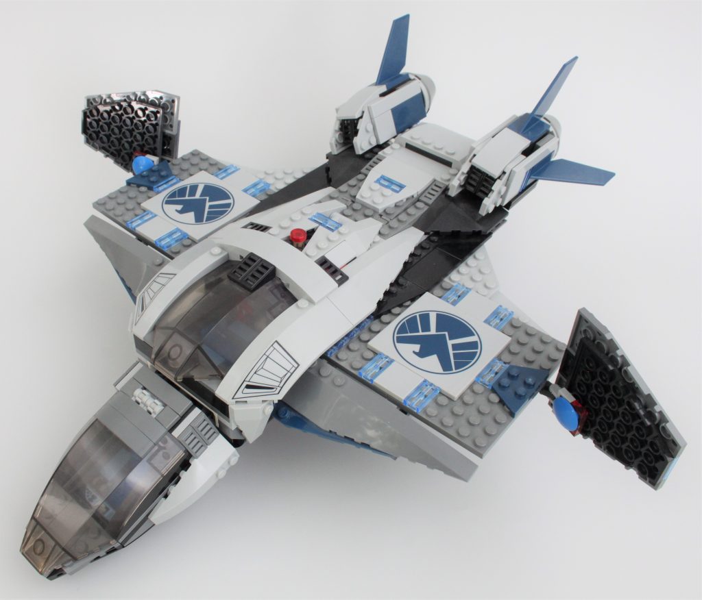 Comparing 10 years of LEGO Marvel Avengers Quinjet sets