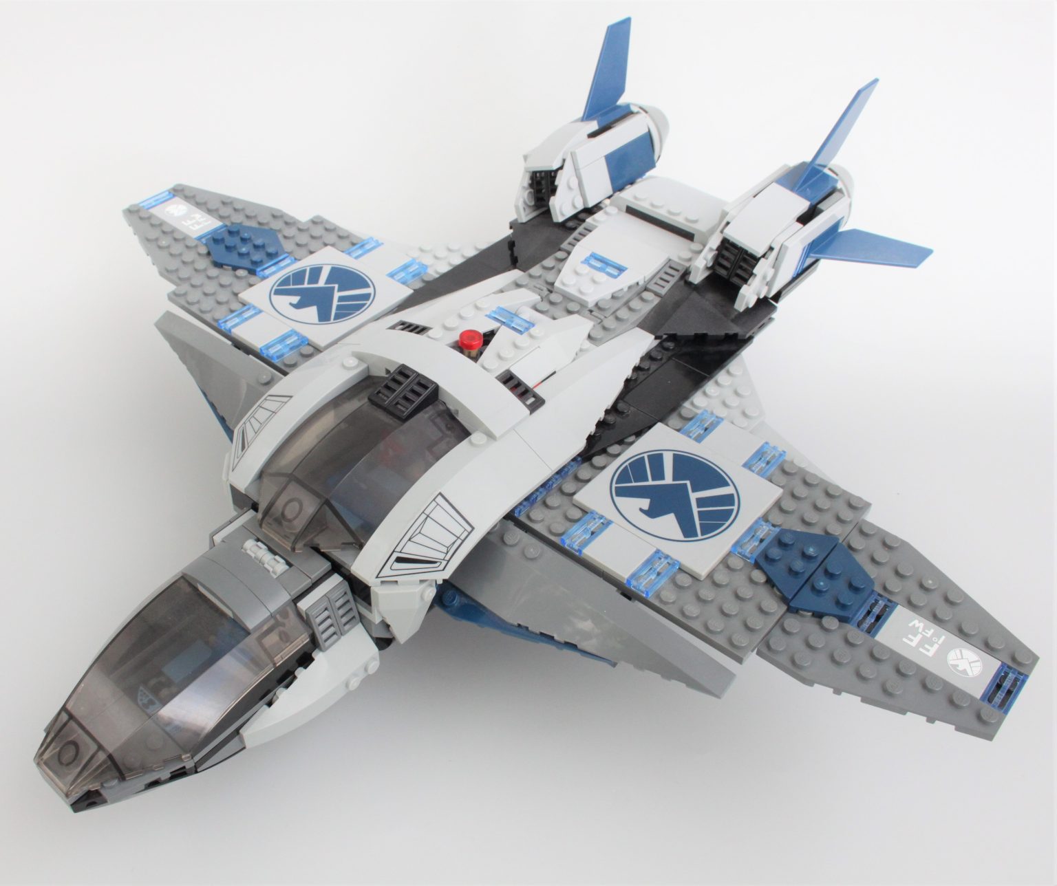 Comparing 10 years of LEGO Marvel Avengers Quinjet sets