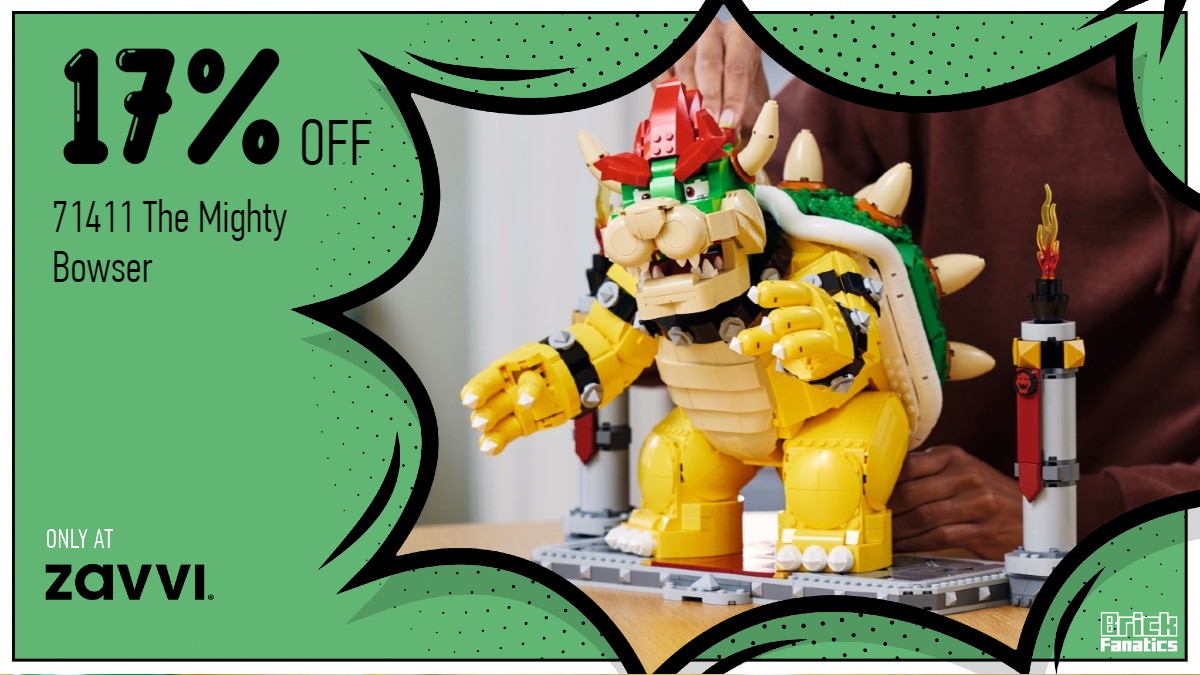 Zavvi huge sale on LEGO Super Mario 71411 The Mighty Bowser