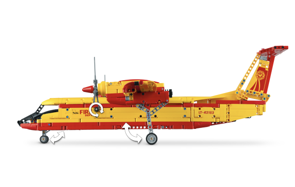 LEGO Technic 42152 Firefighter Aircraft lands on LEGO.com