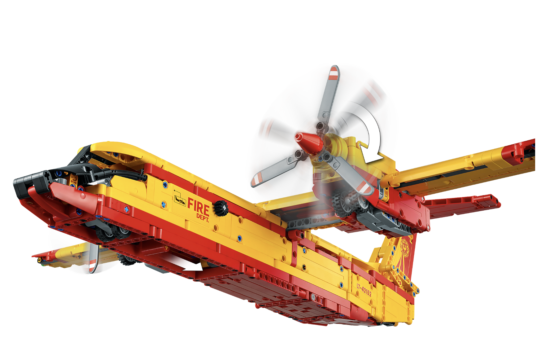 LEGO Technic 42152 Firefighter Aircraft lands on LEGO.com