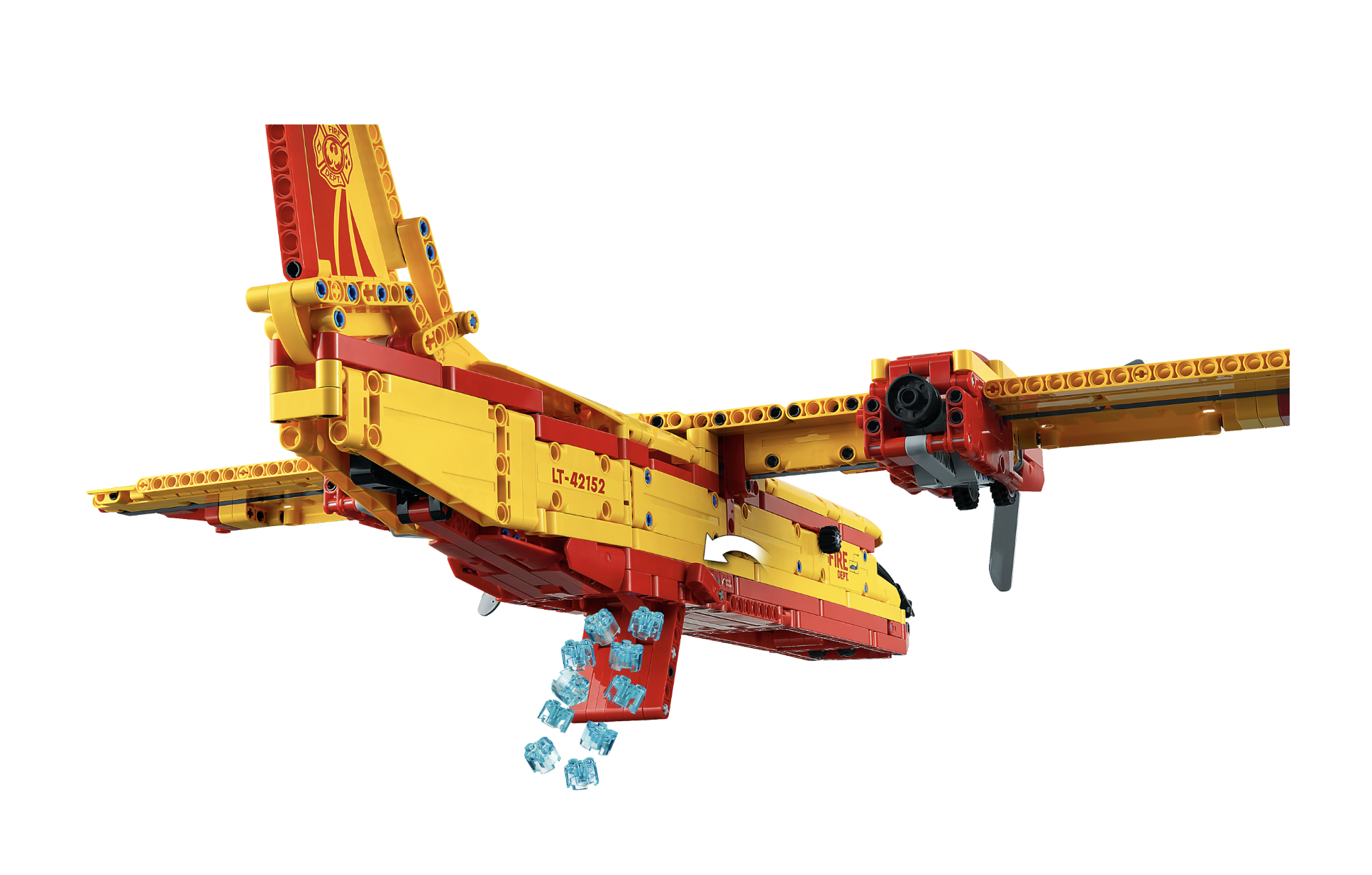 LEGO Technic 42152 Firefighter Aircraft lands on LEGO.com