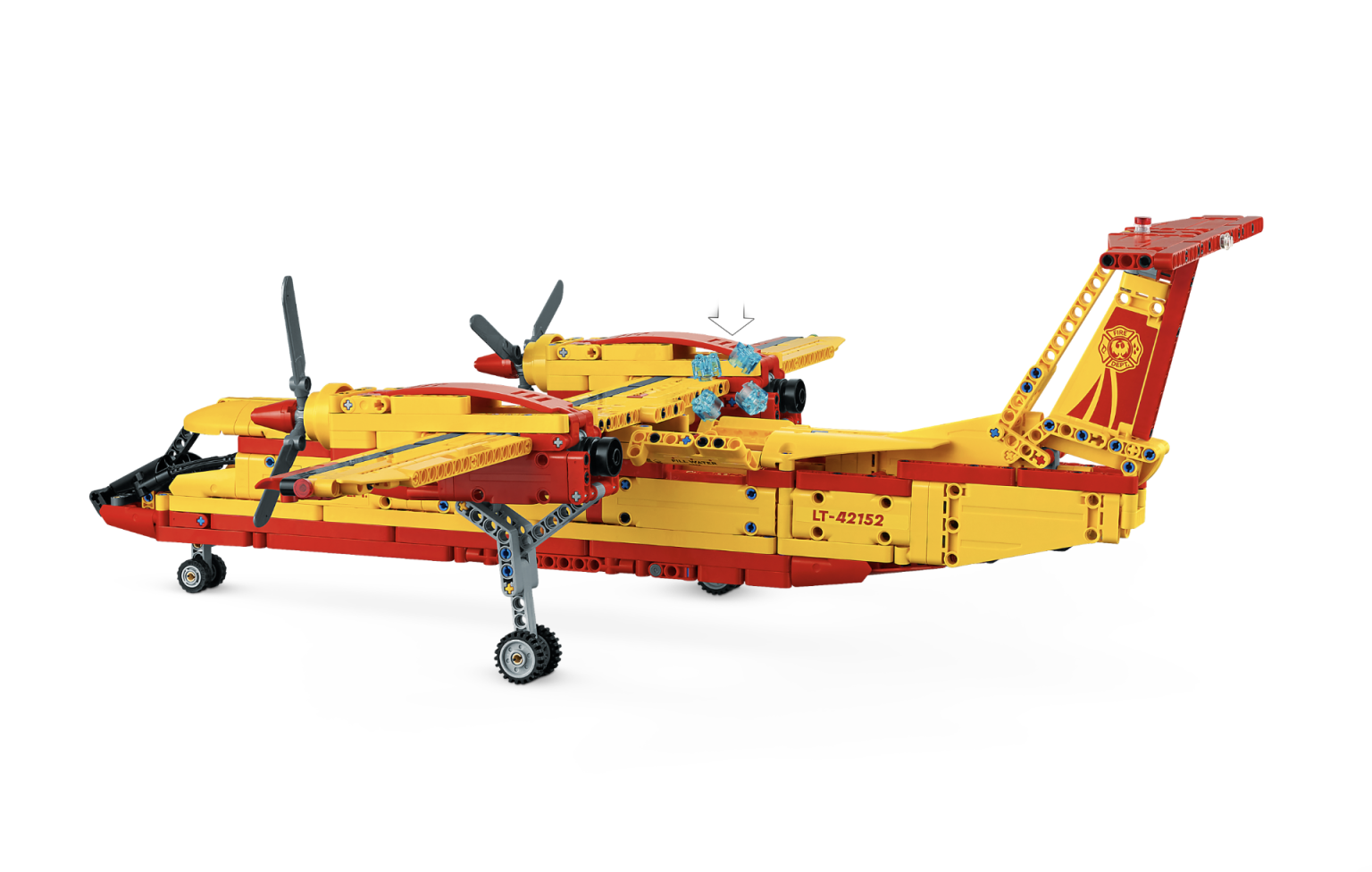 LEGO Technic 42152 Firefighter Aircraft lands on LEGO.com