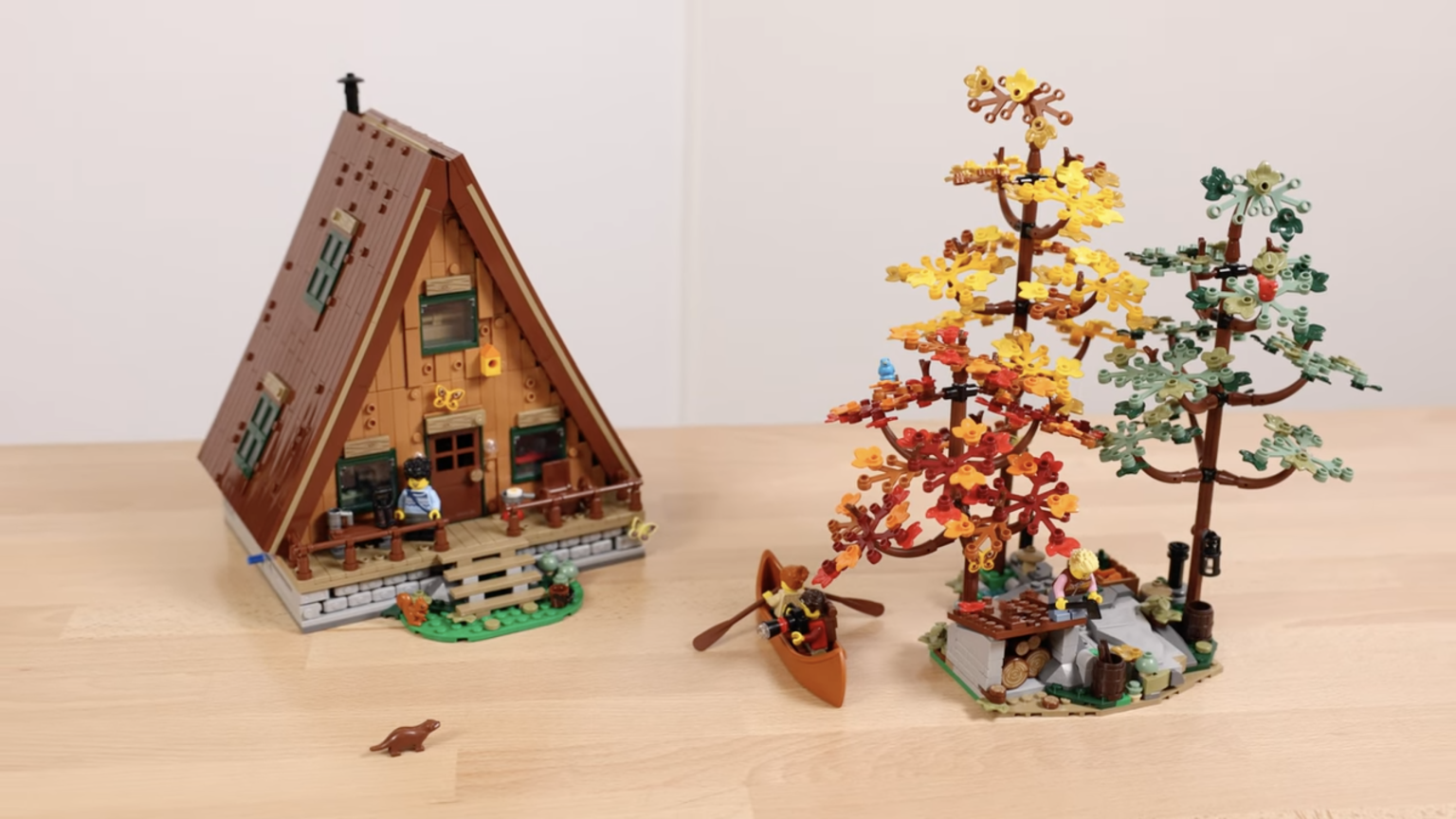 First LEGO Ideas 21338 A-Frame Cabin reviews land online