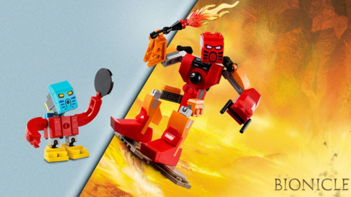 One week to grab LEGO 40581 BIONICLE Tahu and Takua GWP