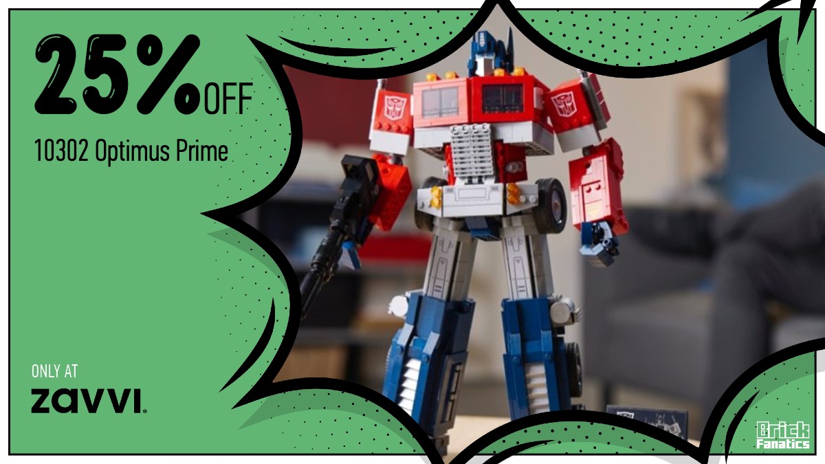 Zavvi offering 25% saving on LEGO Icons 10302 Optimus Prime