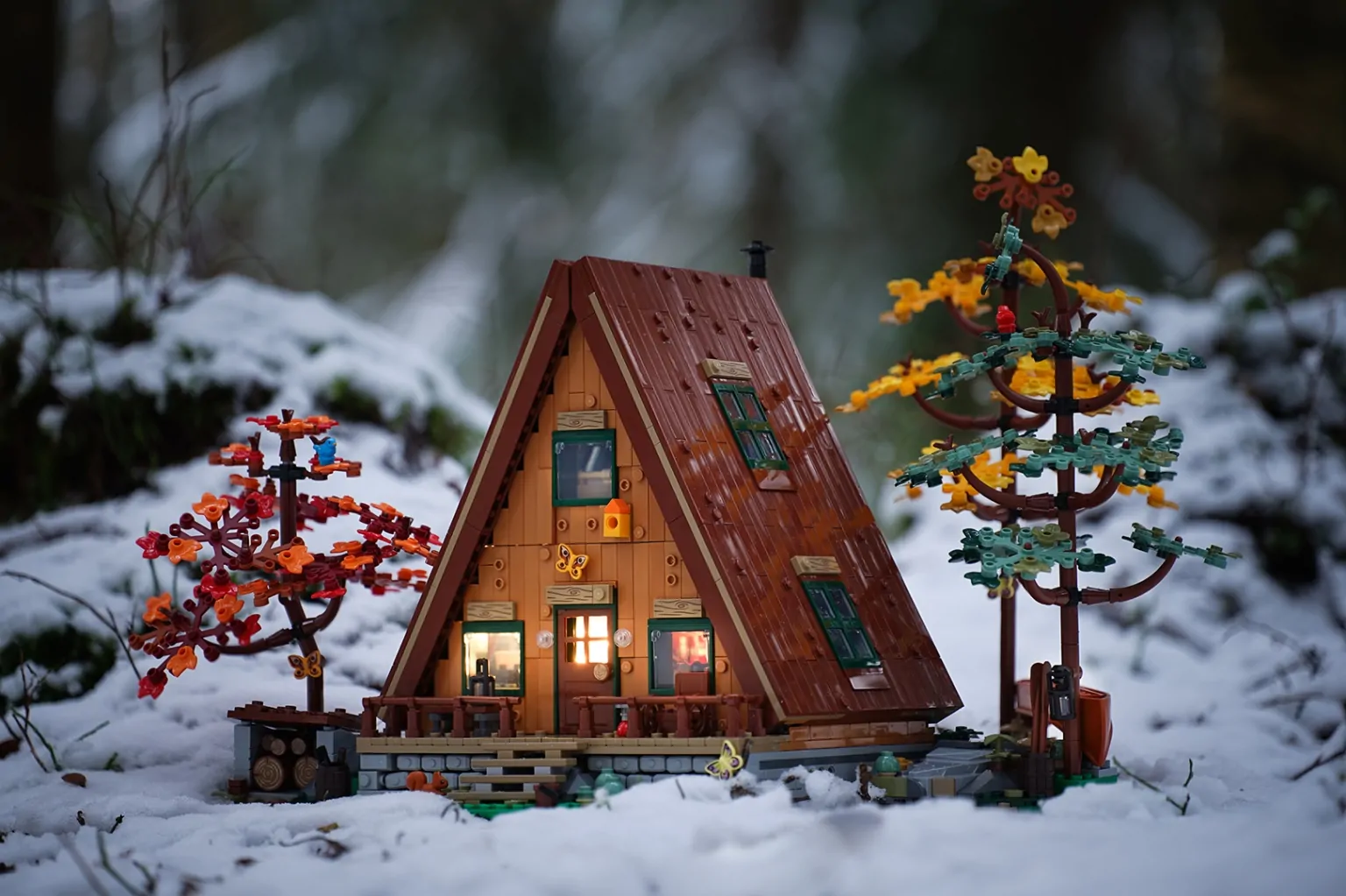 LEGO Ideas 21338 A-Frame Cabin is a success – due to the details