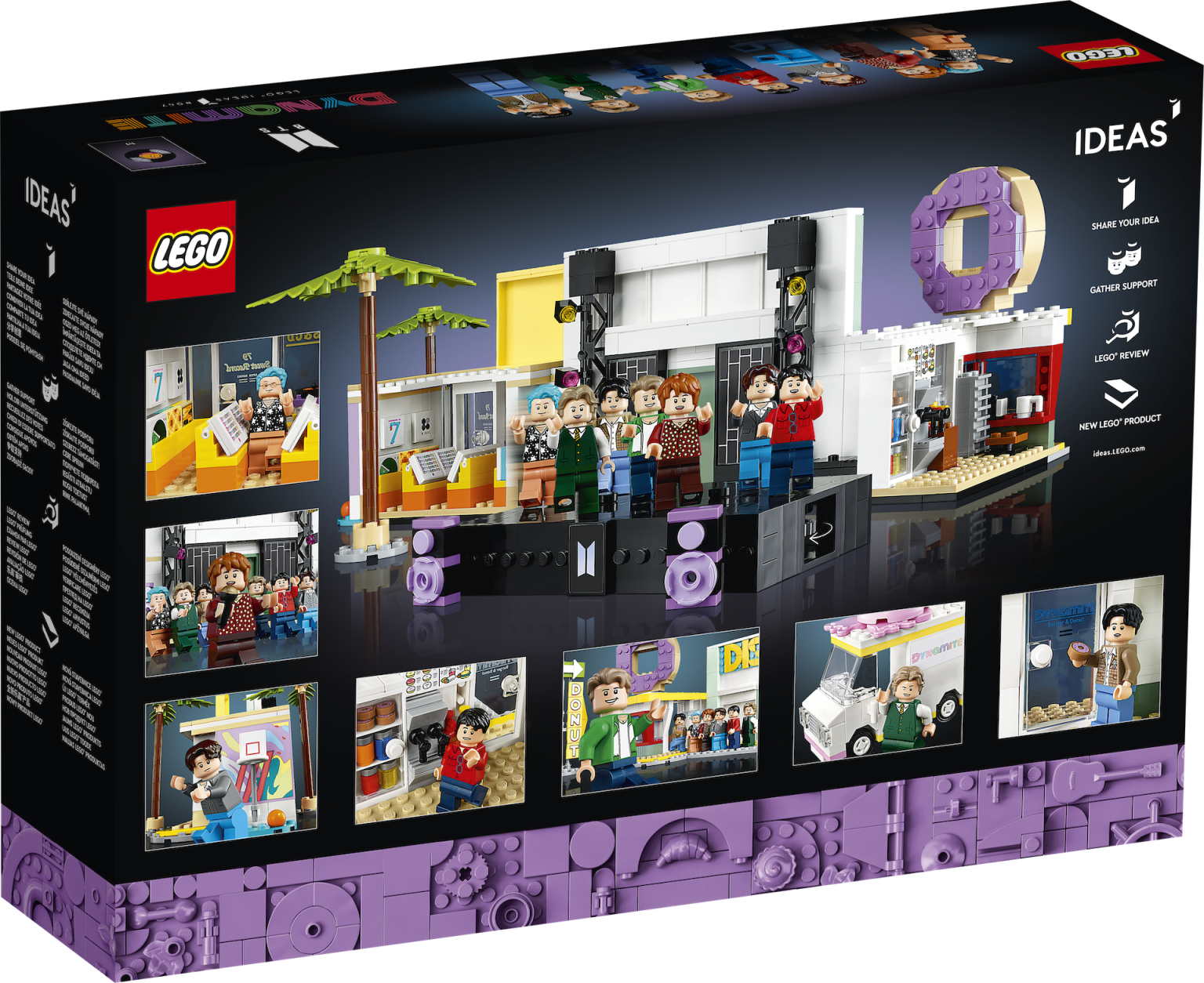 LEGO BTS: Ideas 21339 BTS Dynamite set officially revealed