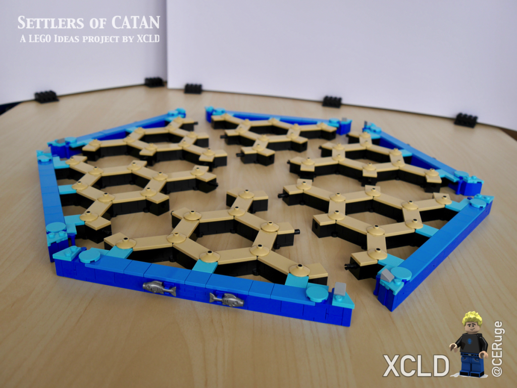 LEGO CATAN board game scores 10,000 victory points on Ideas
