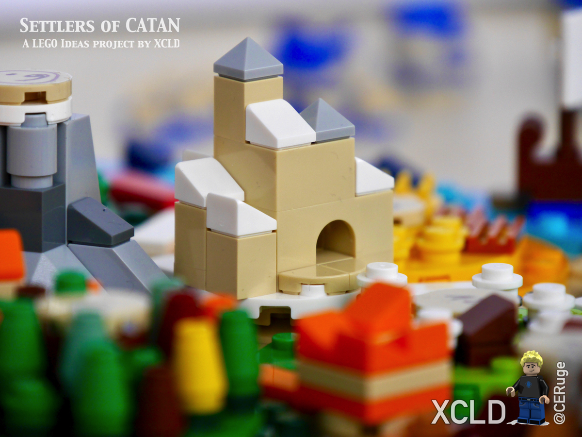 LEGO CATAN board game scores 10,000 victory points on Ideas