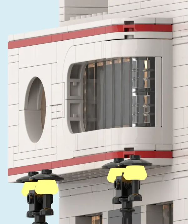 Modernist modular building in first 2023 LEGO Ideas review