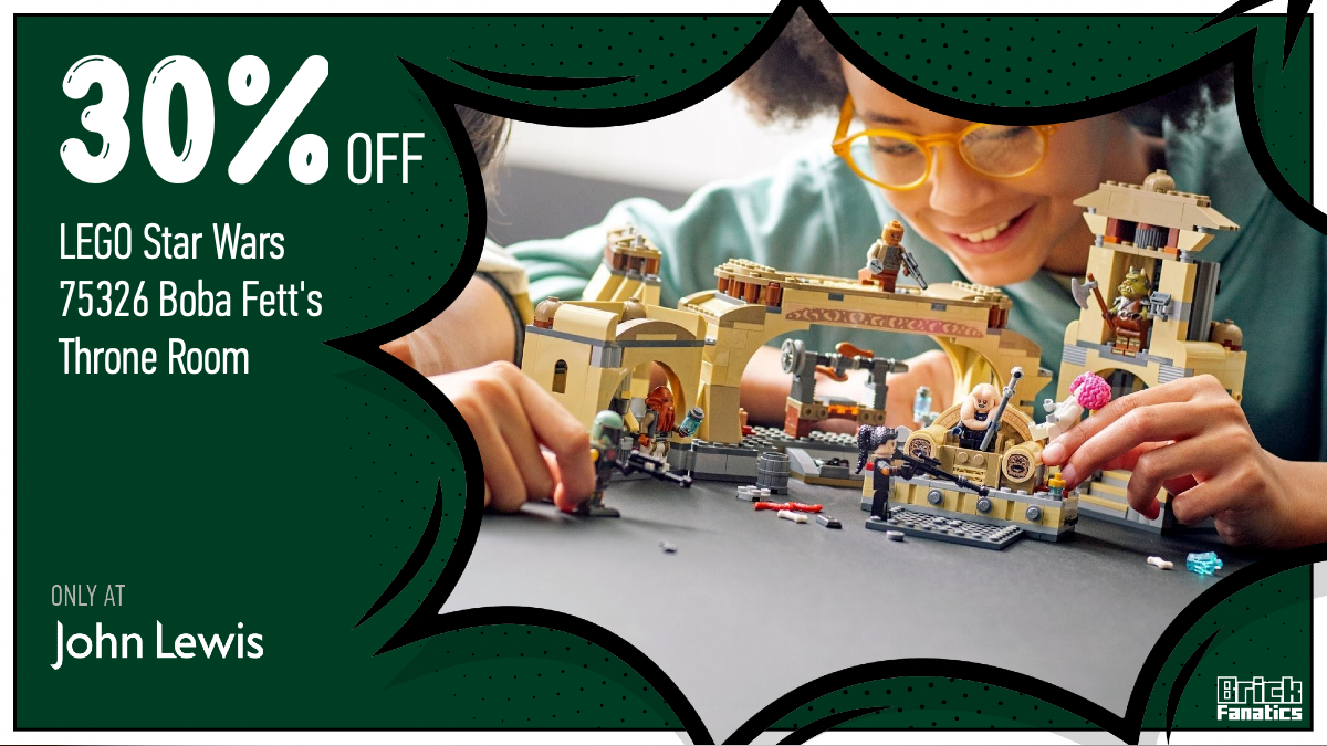 Massive discount on LEGO 75326 Boba Fett's Throne Room