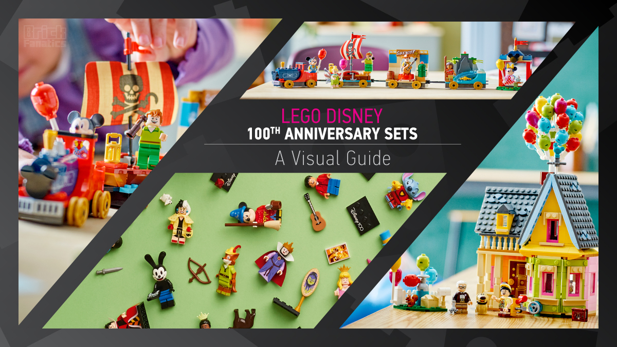 LEGO Disney 100th anniversary sets and minifigures visual guide