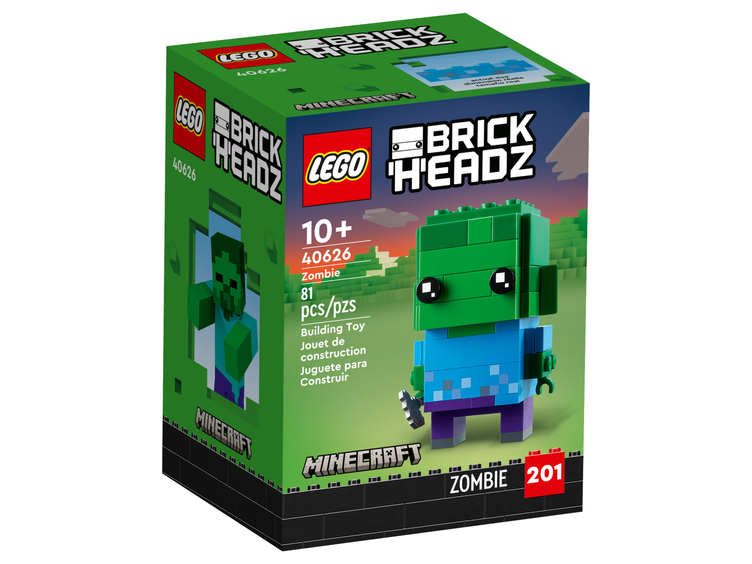 Three new LEGO Minecraft BrickHeadz 2023 sets revealed