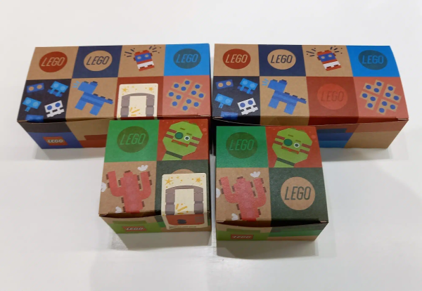 LEGO is trialling new cardboard Pick a Brick containers
