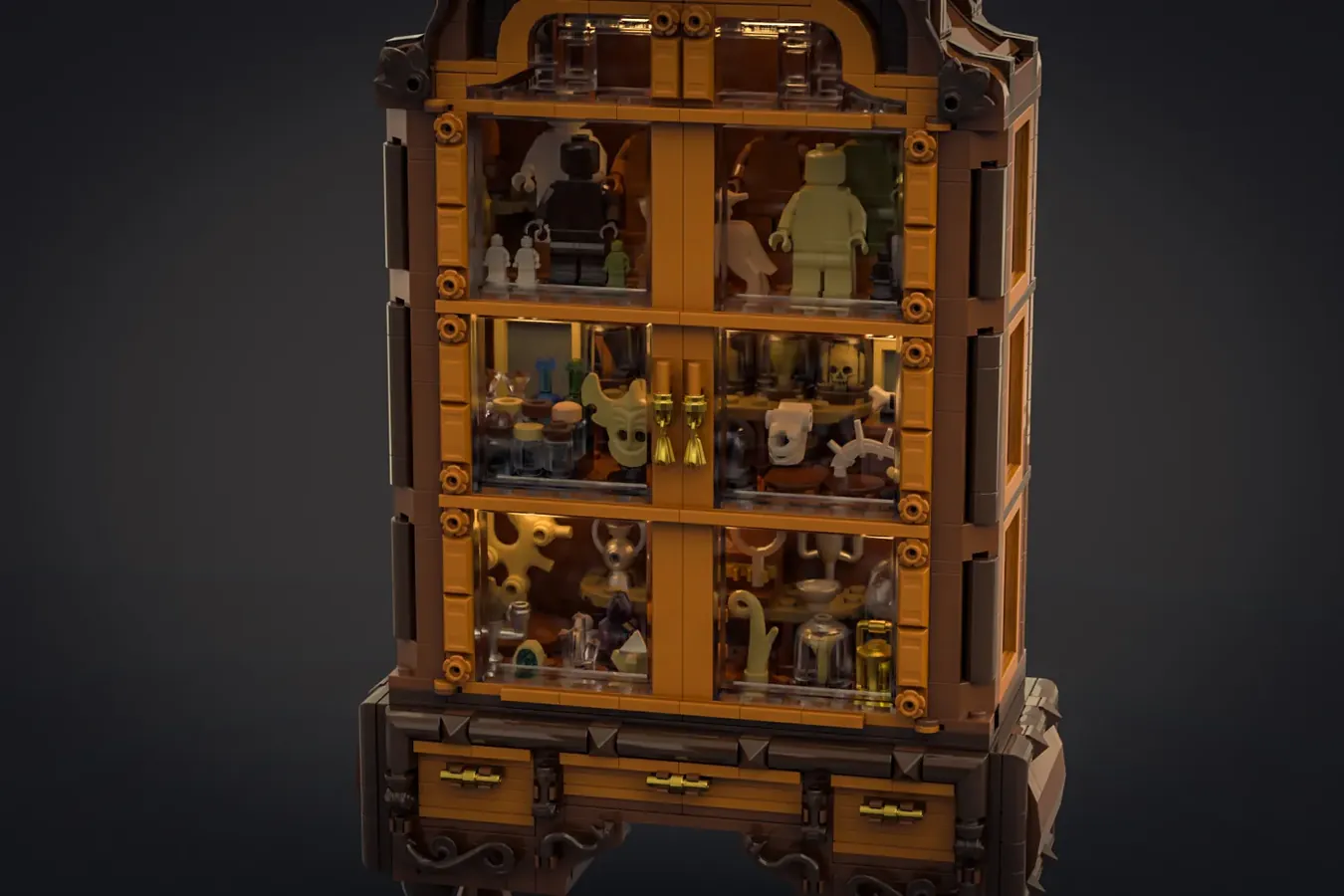 Antique Cabinet closes in with 10,000 LEGO Ideas supporters