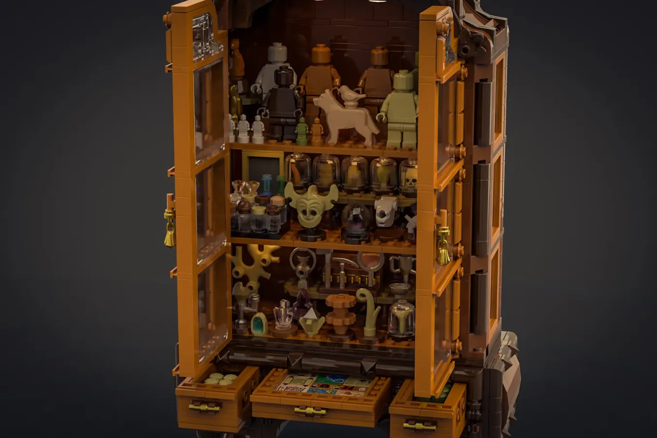 Antique Cabinet closes in with 10,000 LEGO Ideas supporters