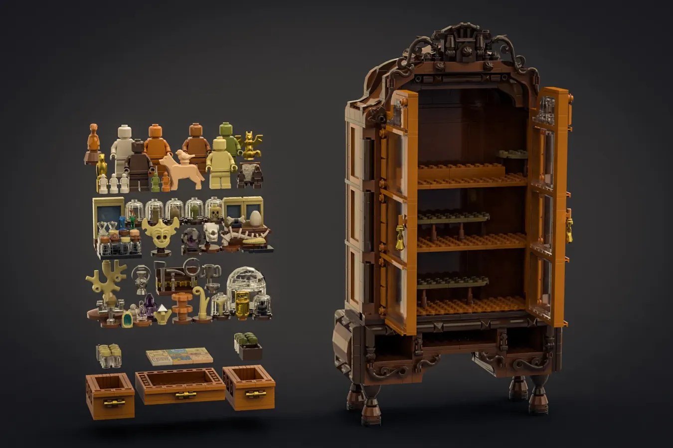 Antique Cabinet closes in with 10,000 LEGO Ideas supporters