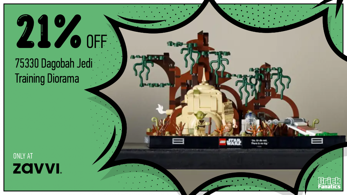 Zavvi 21% LEGO Star Wars Dagobah Jedi Training Diorama