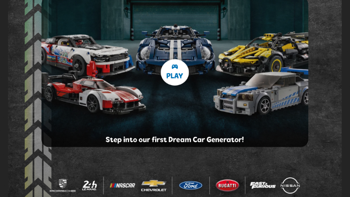 LEGO Technic sets come to life with Dream Car Generator