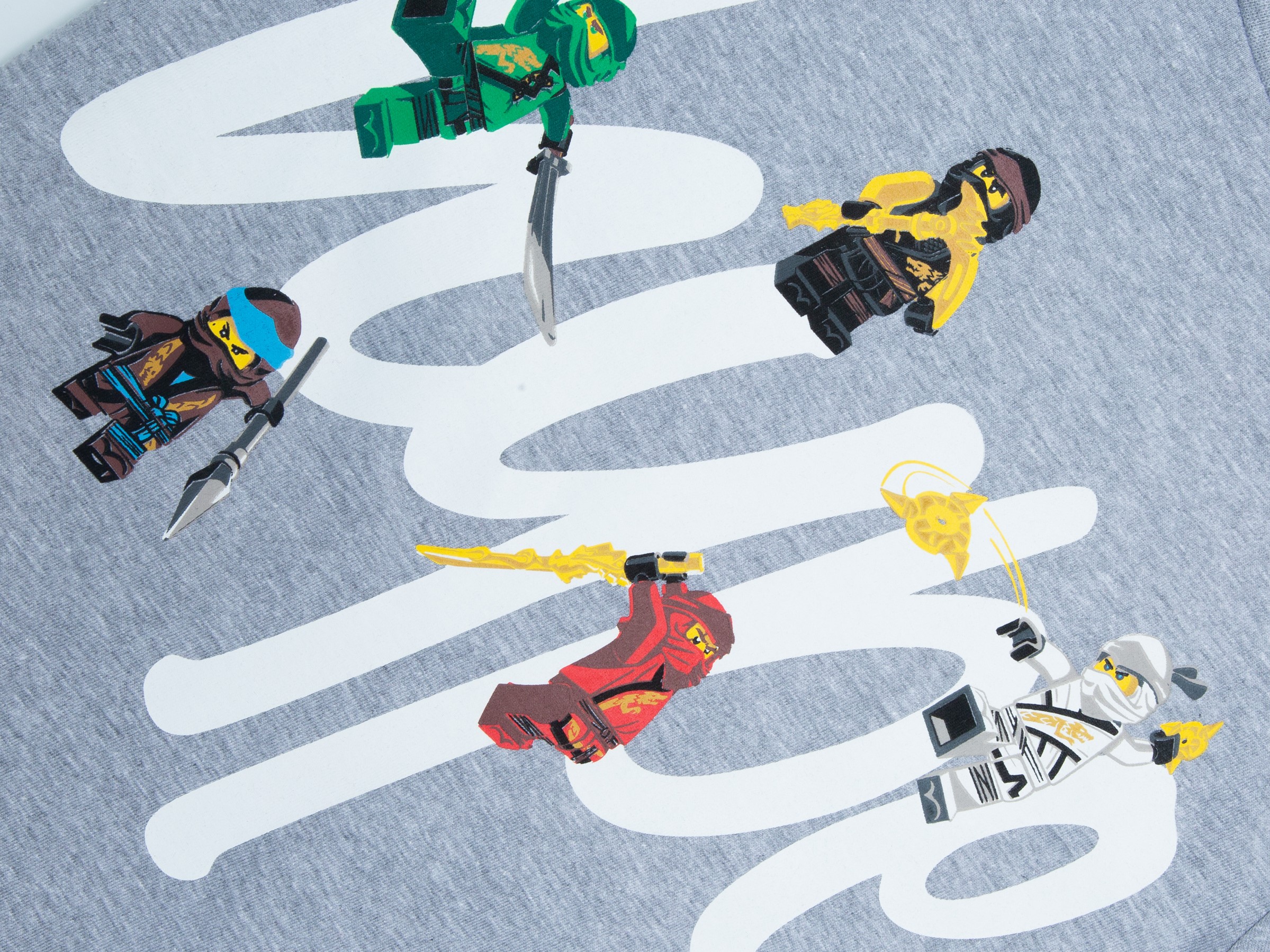 HYPE X LEGO NINJAGO Gray Squad Script Adults T-Shirt LEGO Set, Deals ...