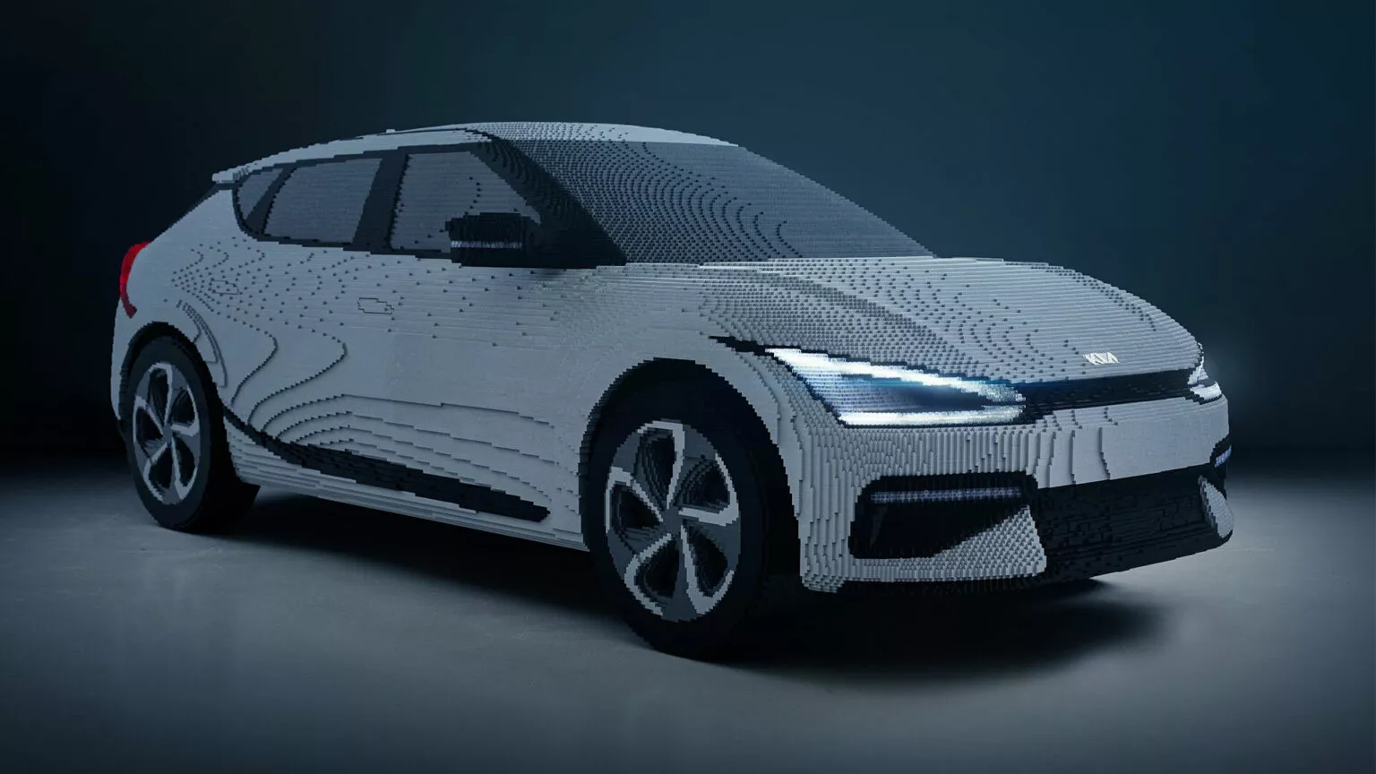 Kia is unveiling a full-size LEGO car to Milan's Design Week