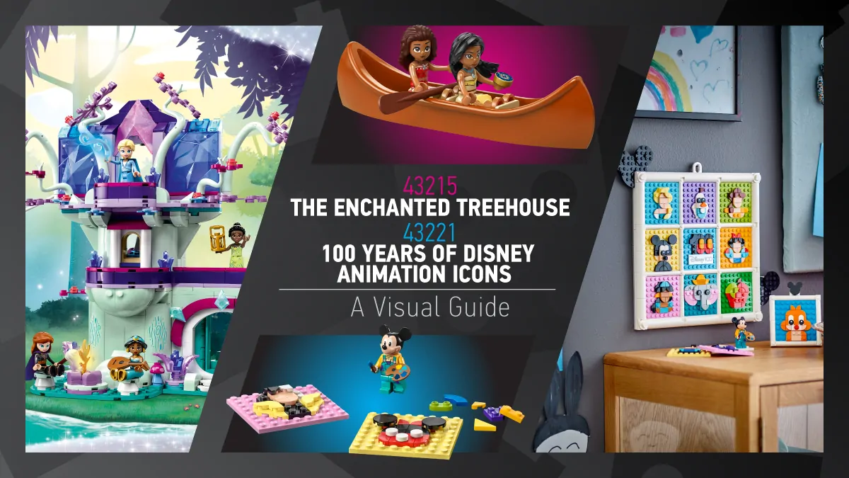 LEGO Disney 100th anniversary Treehouse & Icons visual tour