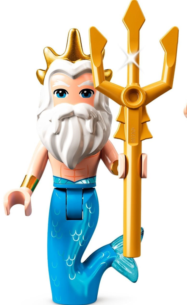 The Little Mermaid has a lot of LEGO Disney minifigures