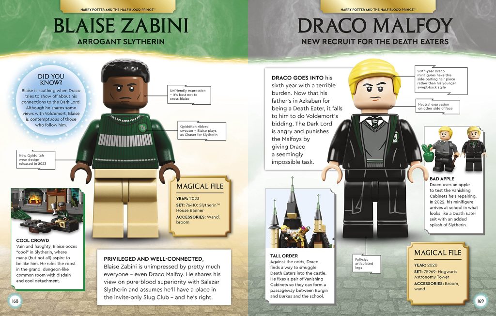 Better look at LEGO Harry Potter Rita Skeeter minifigure
