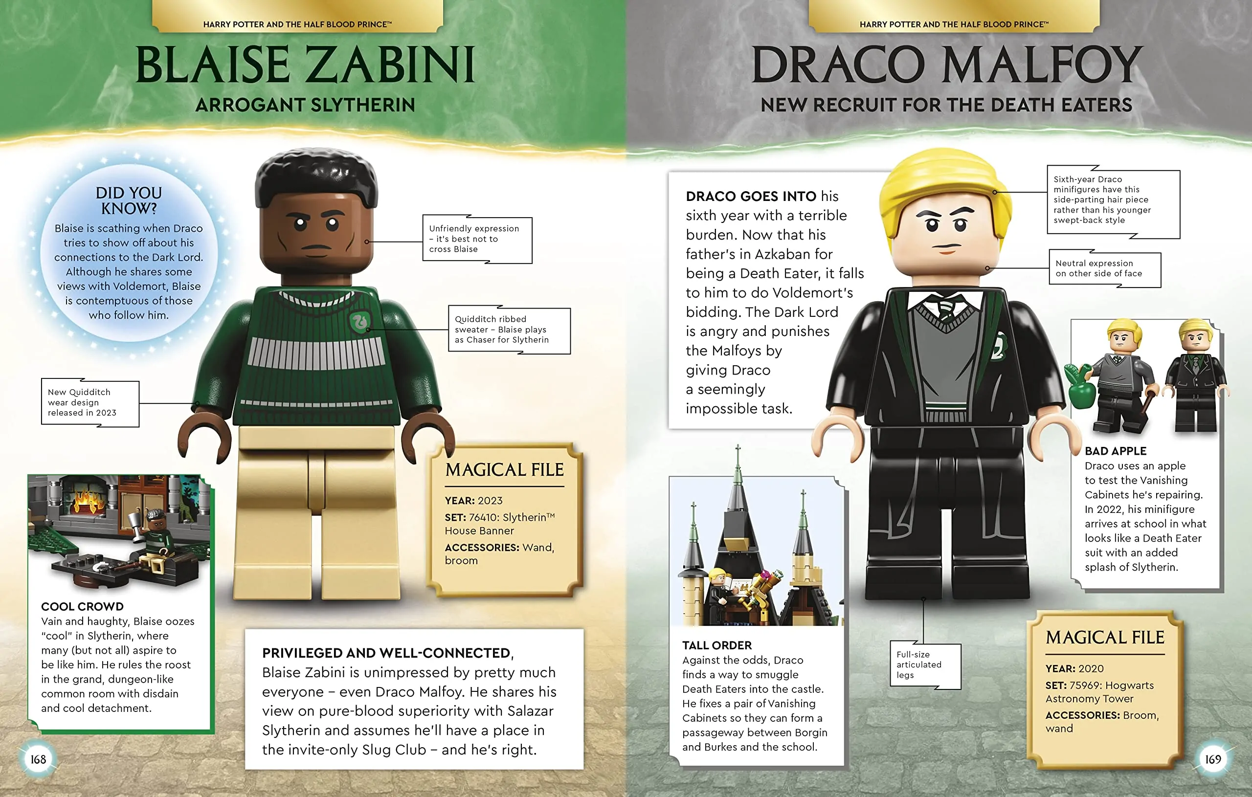 Better look at LEGO Harry Potter Rita Skeeter minifigure