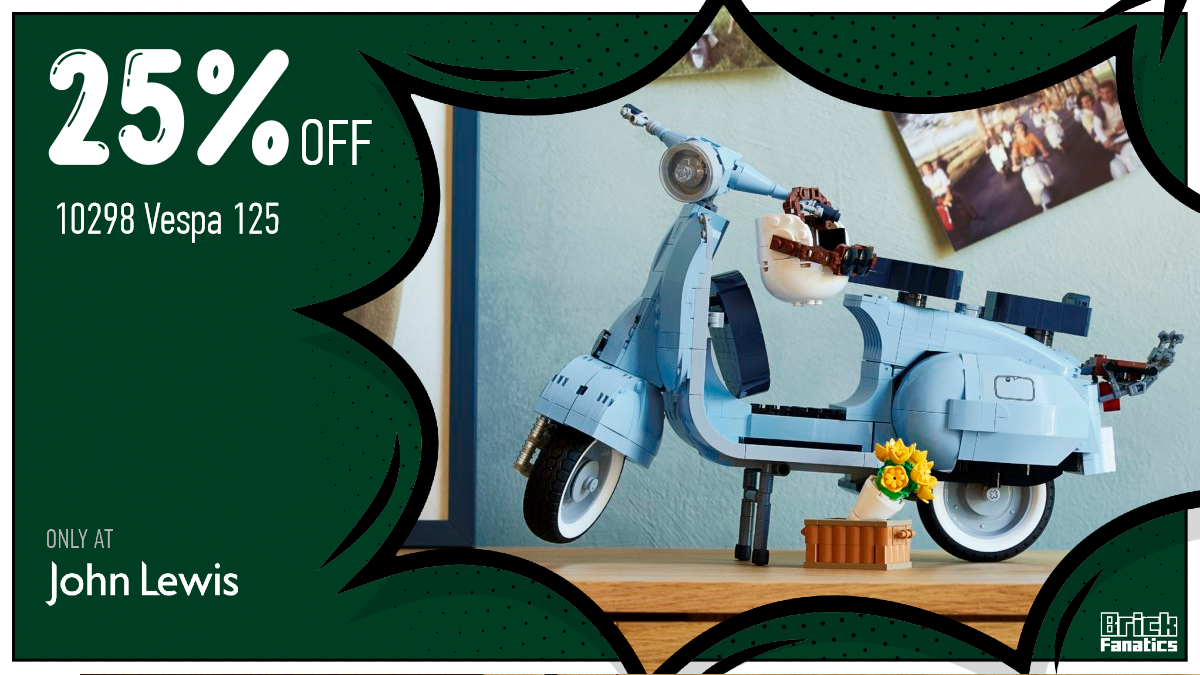 Massive 25% off LEGO Icons 10298 Vespa 125 at John Lewis